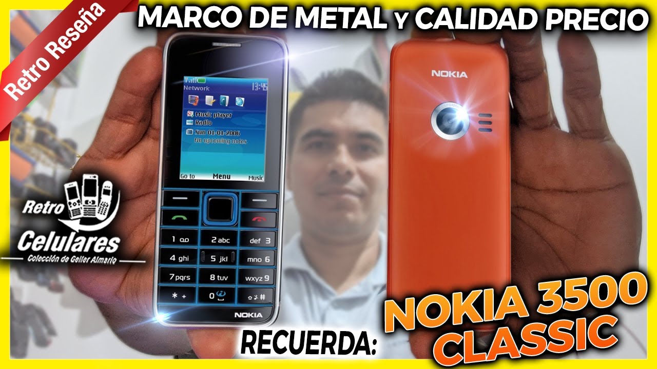 Recuerda el NOKIA 3500 classic con Marco de METAL y CALIDAD PRECIO ...