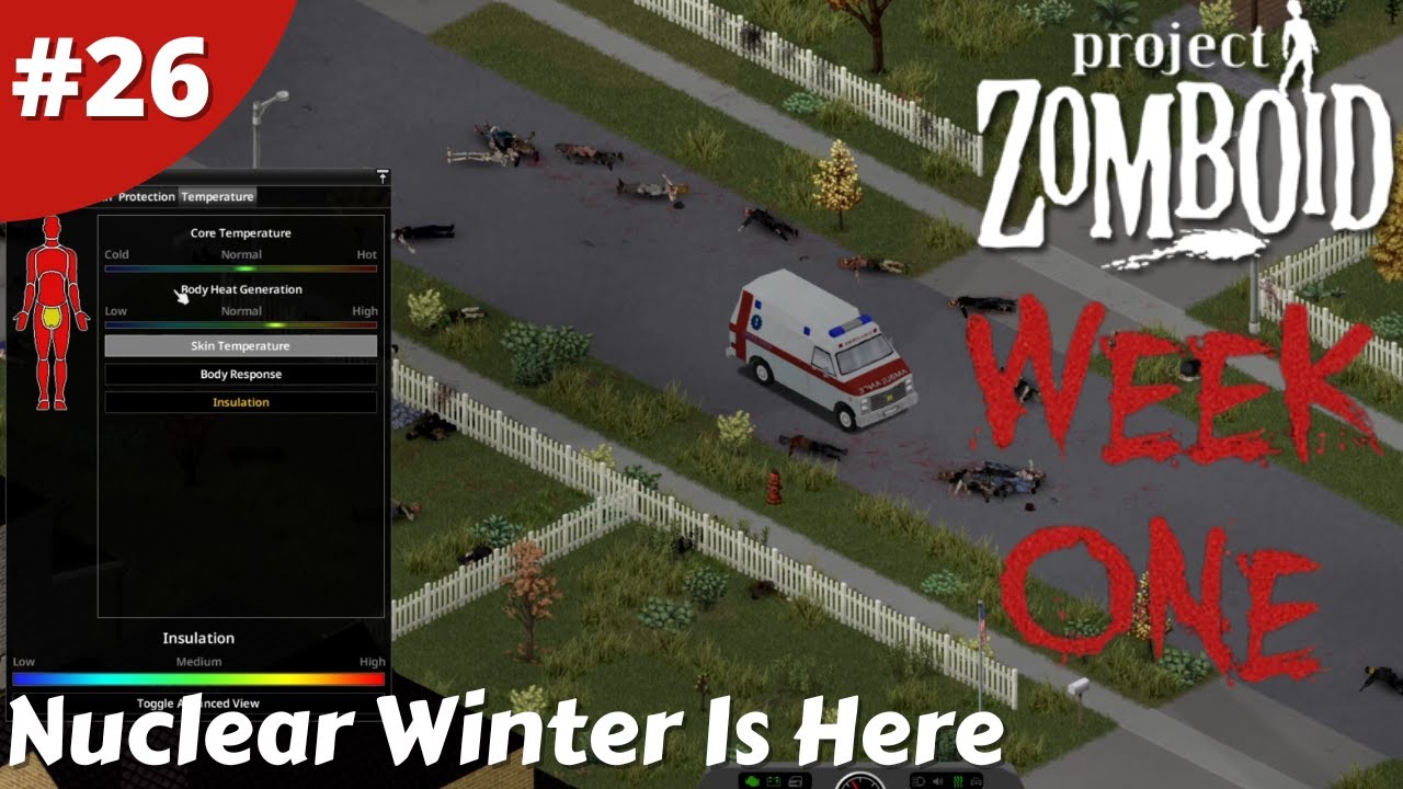Can We Survive A Nuclear Winter -40°c - Week One Mod - Project Zomboid ...