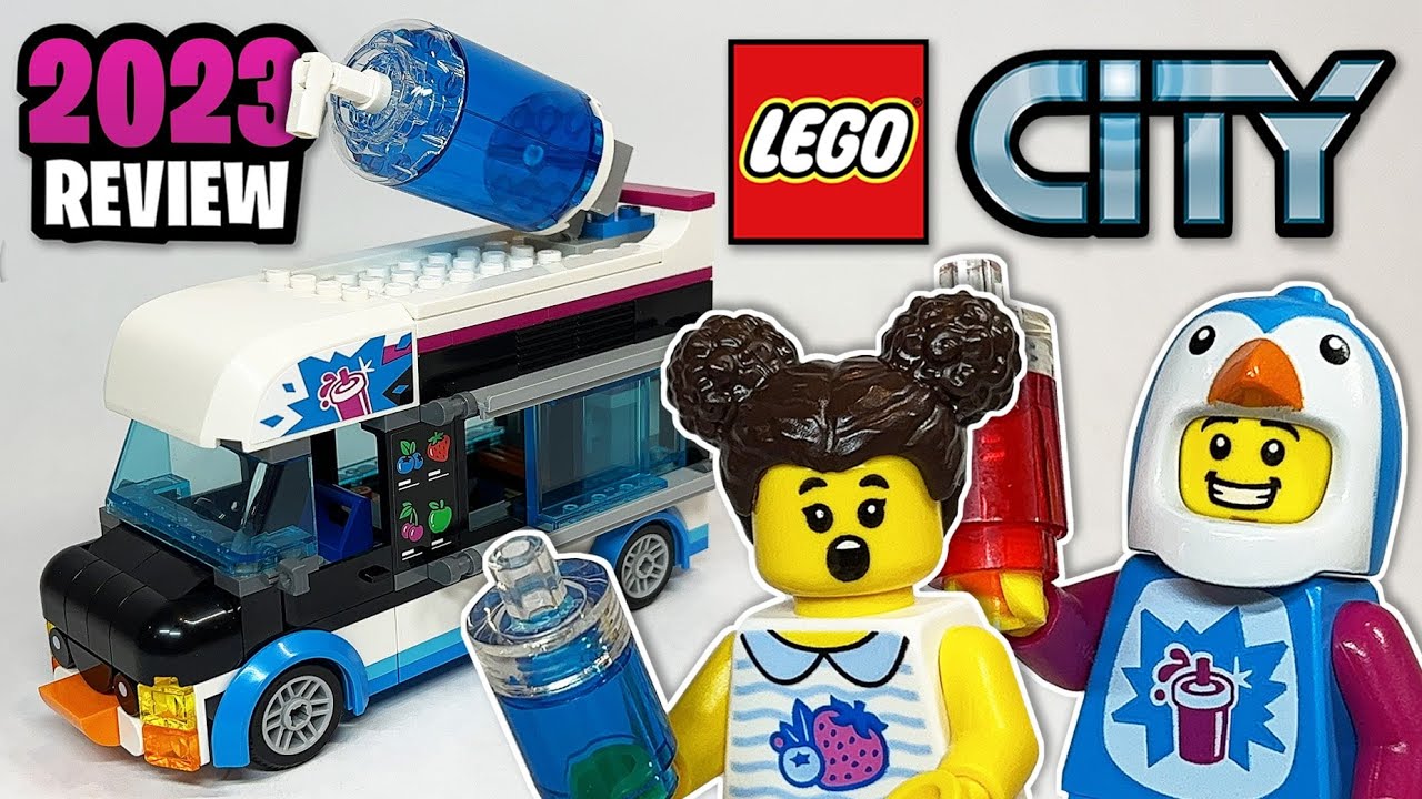 Lego City Penguin Slushy Van 60384 2023 Early Set Review Brick Finds And Flips