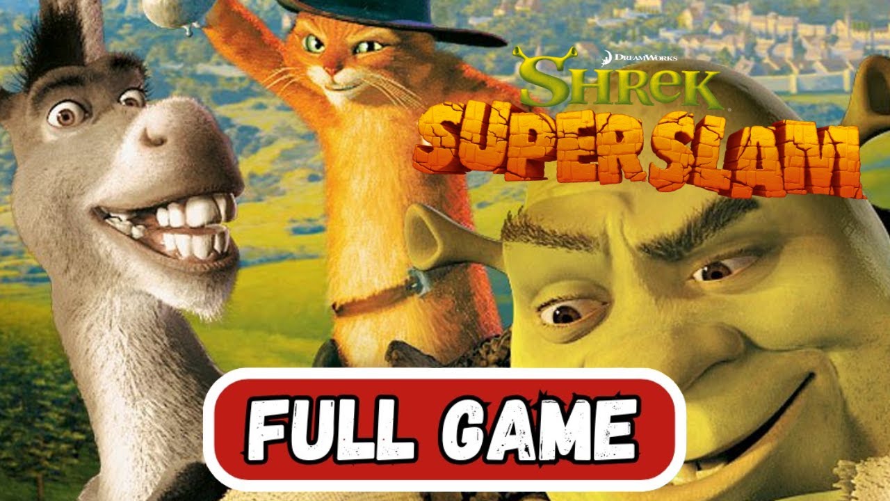 Shrek Superslam Full 100% Walkthrough - YouTube