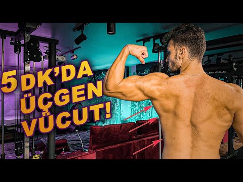 EVDE DEHŞET SIRT ANTRENMANI! (Kanat ve Trapez için EN İYİSİ)