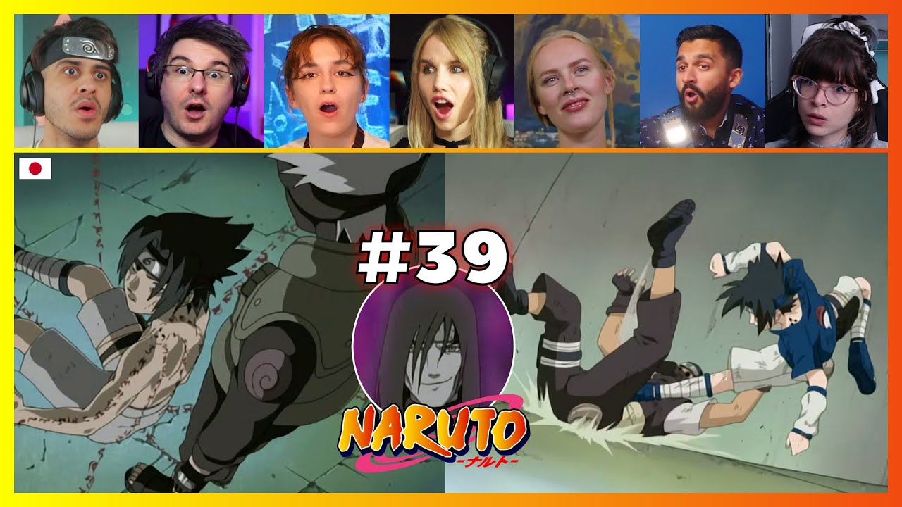 Naruto Episode 39 | Lions' Barrage and Curse Sealing | Reaction Mashup ...