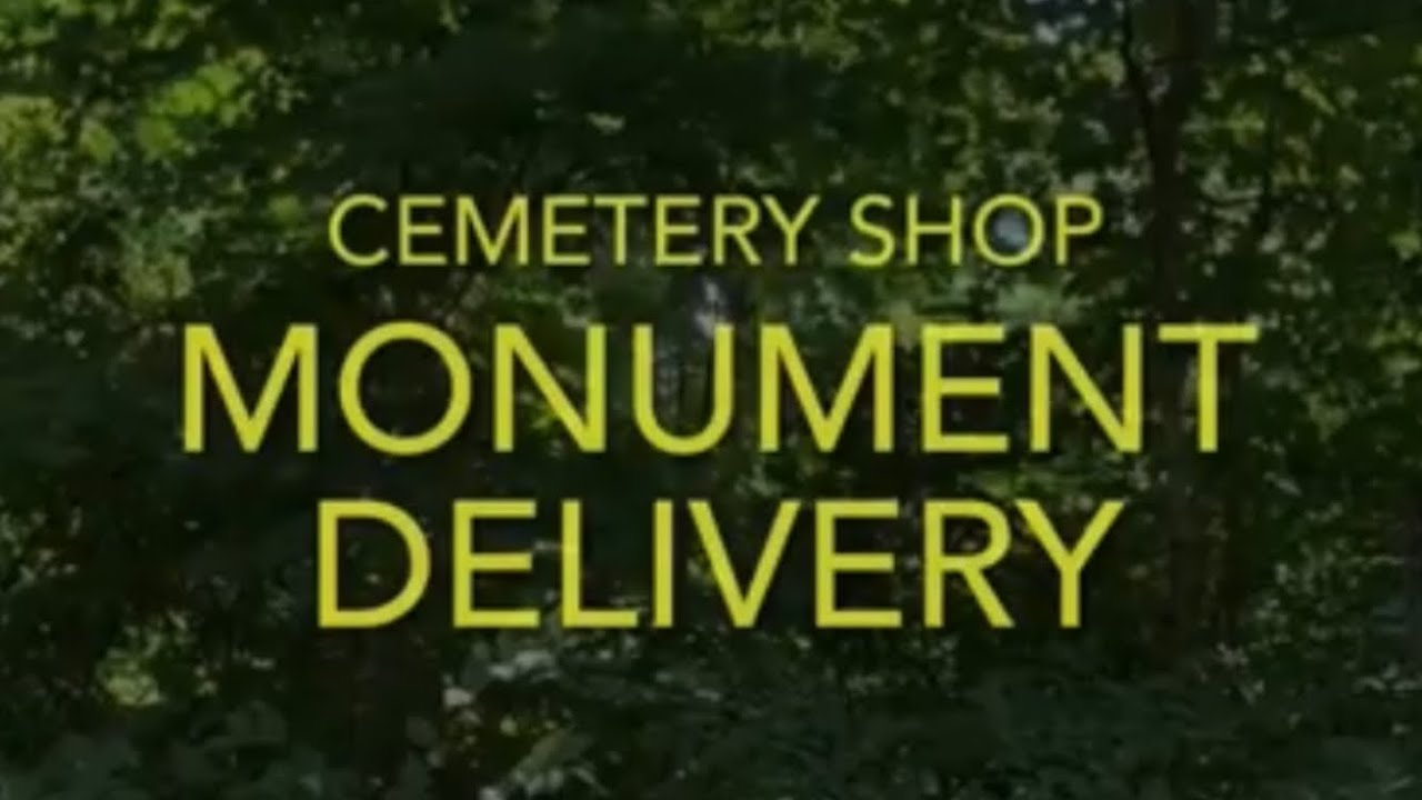 The CEMETERY SHOP receives a monument delivery #cemetery #tennessee # ...