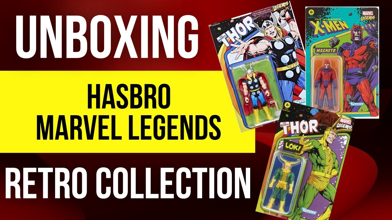 Unboxing Marvel Legends Retro Collection Action Figures - YouTube