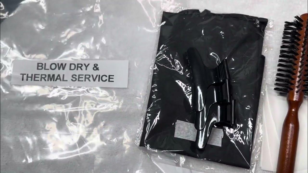 Blow Dry and Thermal service bag packing for Cosmetology State Board ...