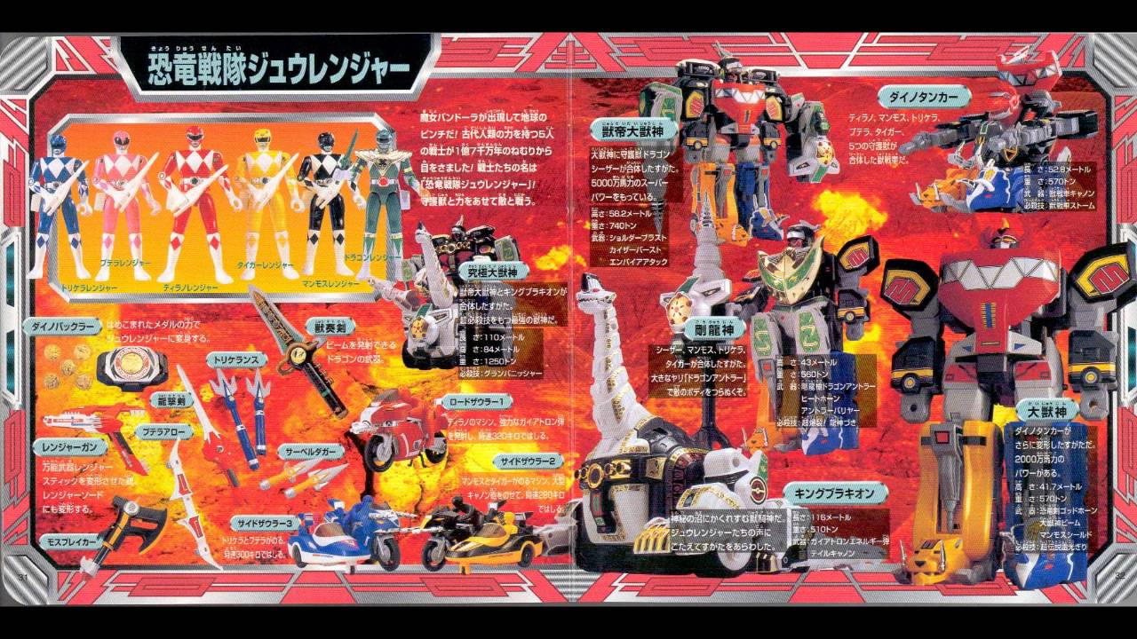 Kyoryu Sentai Zyuranger - "Pop Up Night" - YouTube