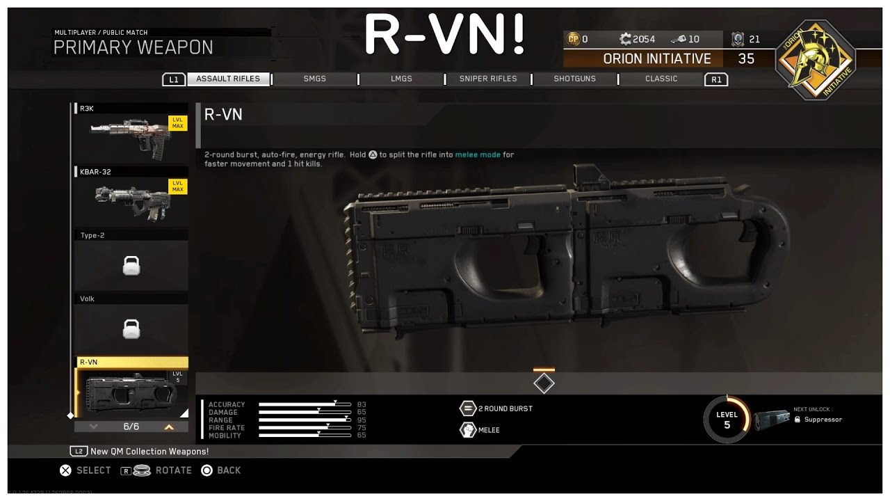 The R-VN Is A Beast! - (Call of Duty Infinite Warfare) - YouTube