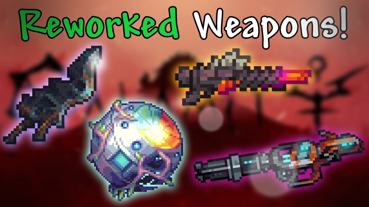 All Calamity's REWORKED Weapons - Bountiful Harvest update - YouTube