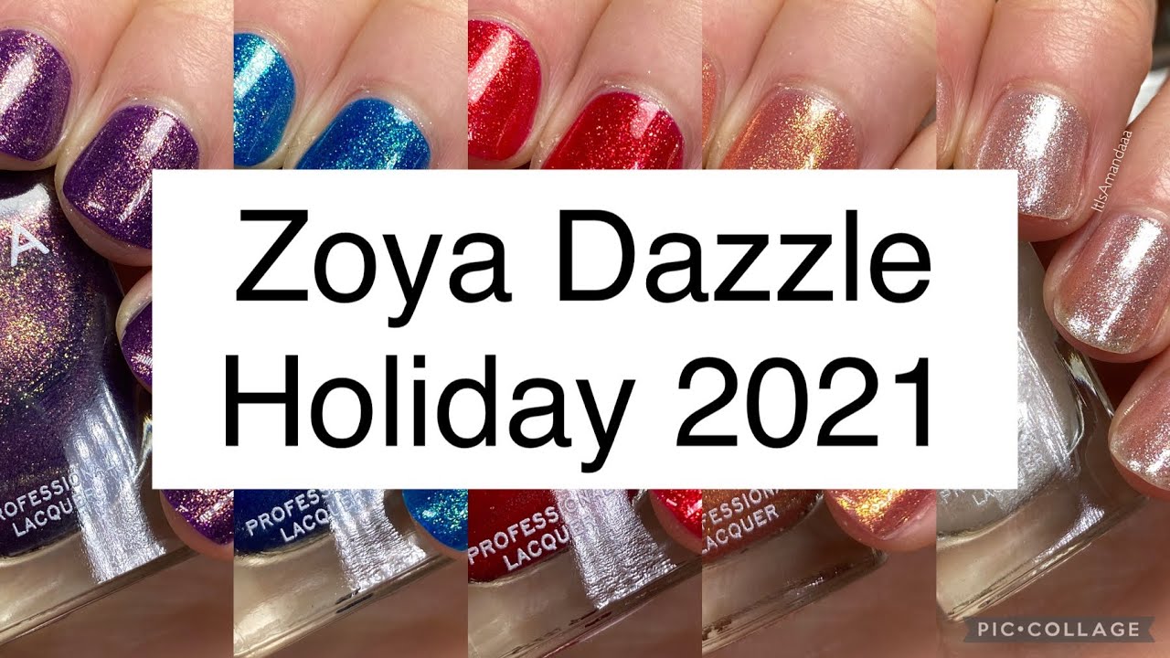 Vlogmas Day 11! Zoya Dazzle Collection | Amanda Alexander - YouTube