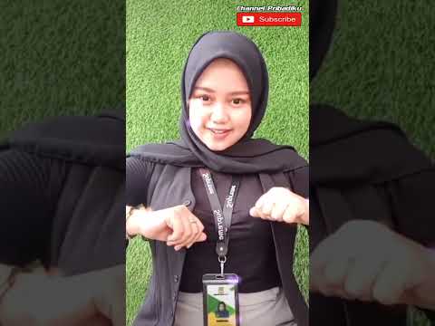 Neng hijab dan belahan Apemnya