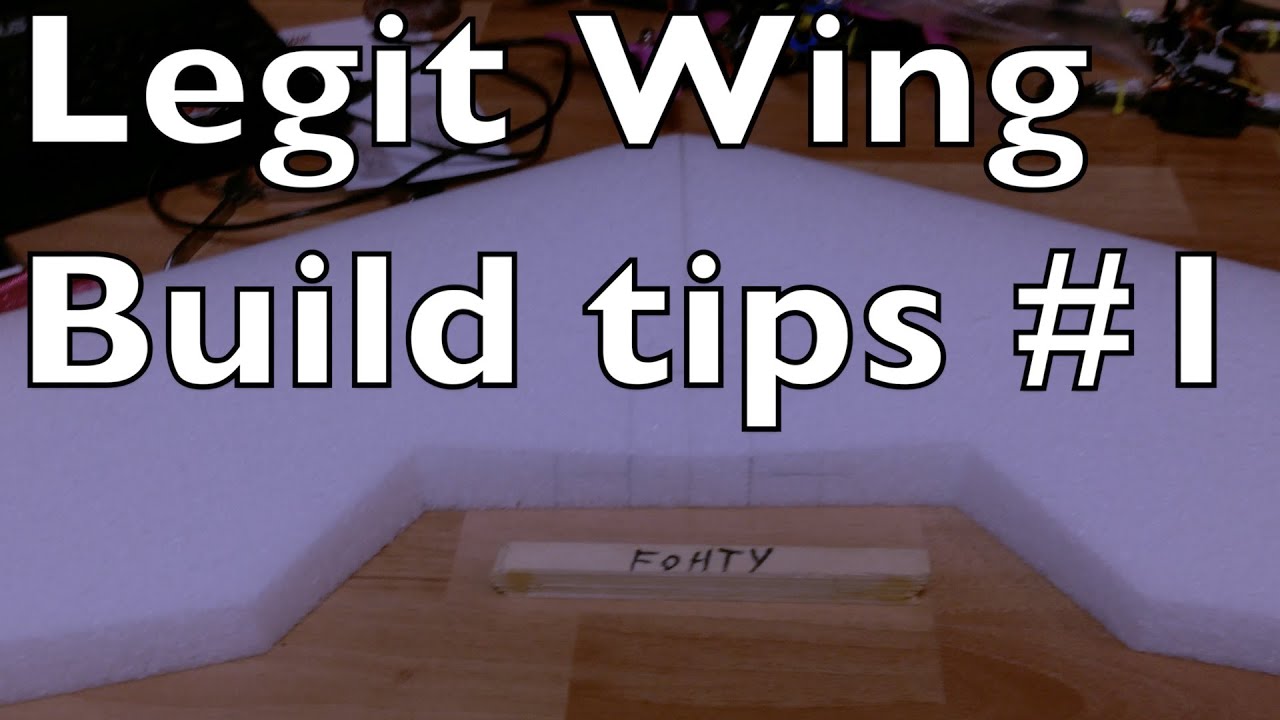 Legit Wing Build Tips #1 Motor Mount and Joining Wings - YouTube