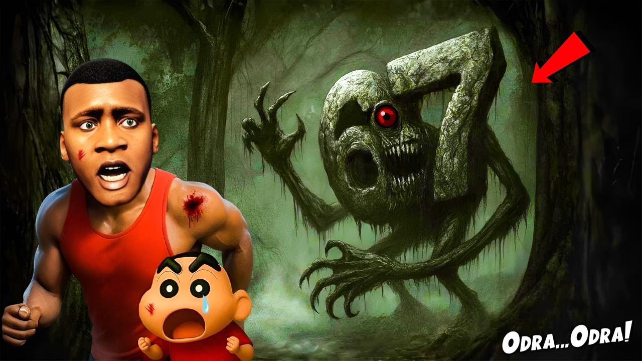 67 Brainrot Monster Chasing Franklin and Shinchan😭😱 HELP ME ...