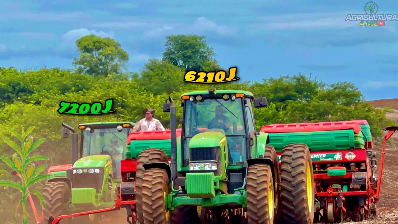 PLANTANDO MILHO COM DUAS PLANTADEIRAS 🌽💥🚜!!! EP 288 - YouTube