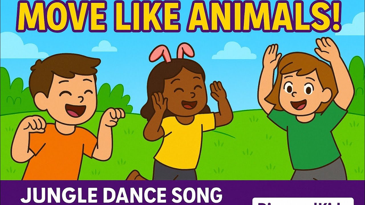 Move Like Animals! | Jungle Dance Song for Kids – DiamondDKids - YouTube