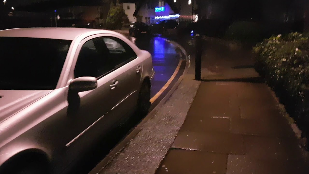 ASMR SoftTalk - Solstice Eve - Night Rain - Dog Walk - Christmas Lights ...
