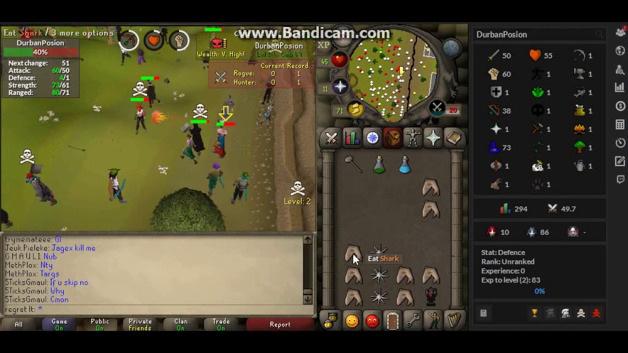 OSRS Granite Maul PK Low Level Pure - YouTube