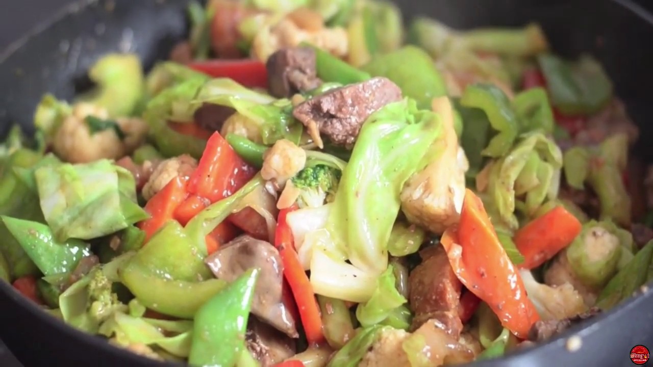How to Cook - Chopsuey (Filipino Dish Stir Fried Vegetables - na may ...