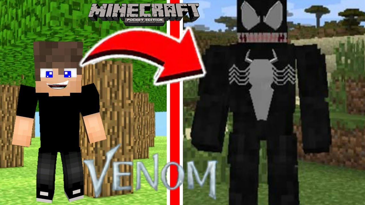 Saiu a v3 do melhor addon/mod do venom para MCPE (minecraft pocket ...
