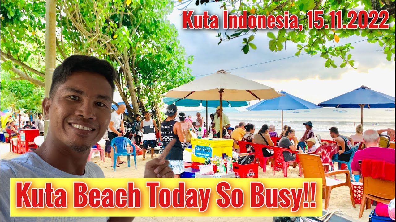 Kuta Beach Today,so Busy on the Beach #Kutabeach #kuta #baliindonesia ...