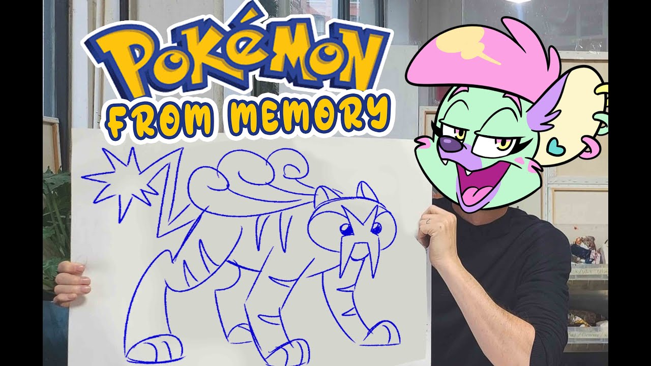 Drawing Pokemon From Memory - YouTube