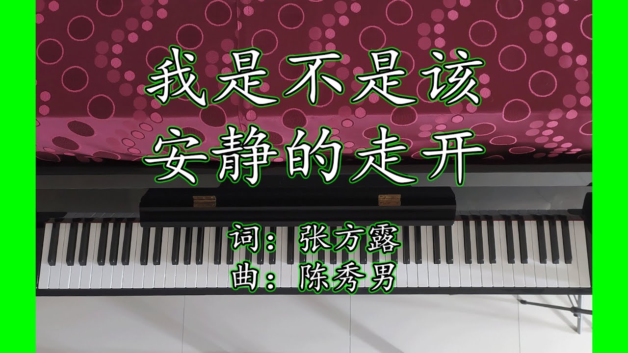 我是不是该安静的走开 Wo Shi Bu Shi Gai An Jing De Zou Kai | 中文流行音乐 Chinese Pop ...