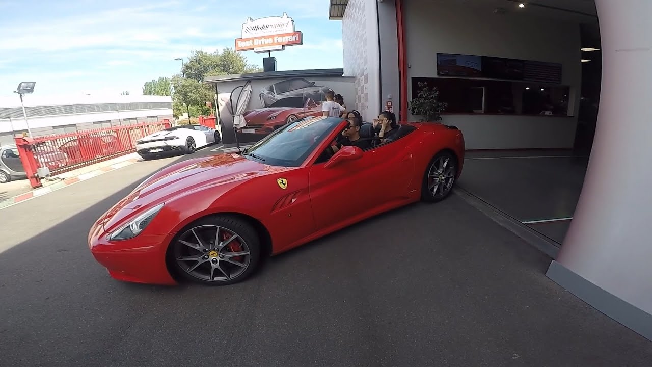 ferrari test drive - YouTube