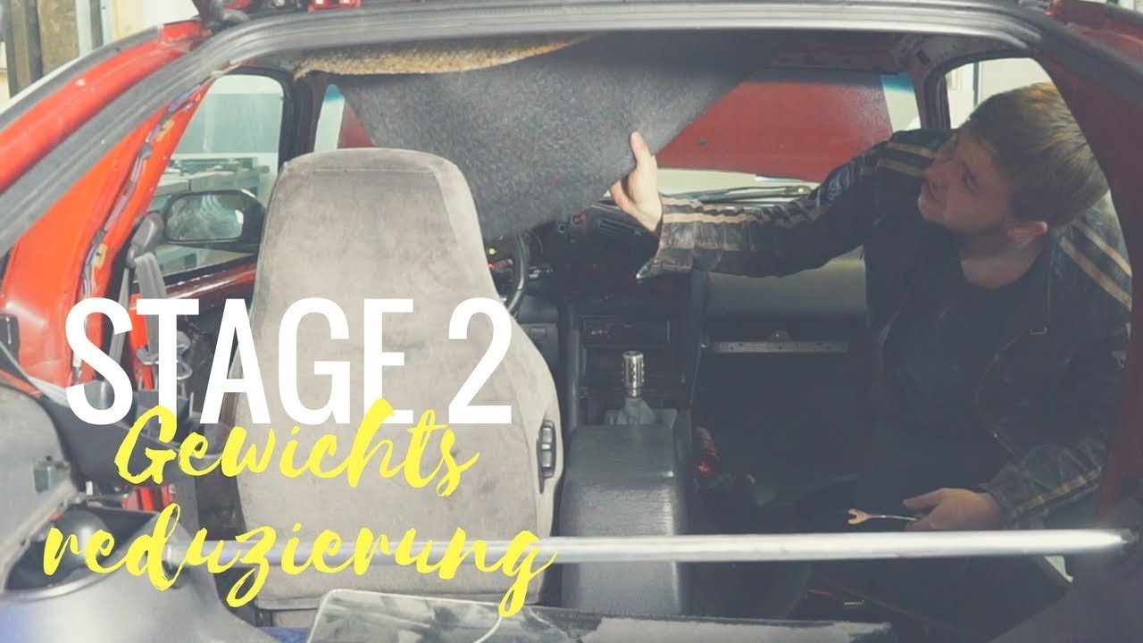 Mitsubishi Eclipse 1G D20 - Gewichtsreduzierung / Stage 2 - YouTube