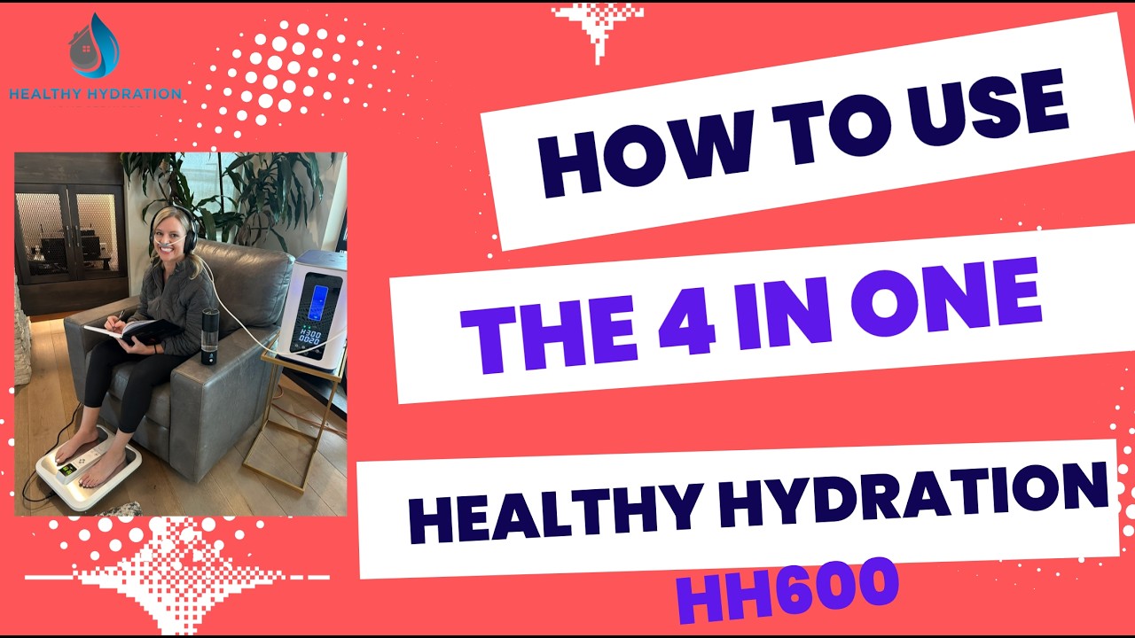 How to use the HH600 Hydrogen unit for Hydrogen Inhalation - YouTube
