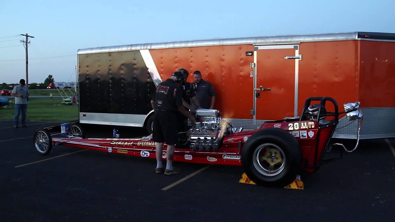 Front Engine Dragster with Nitro - YouTube