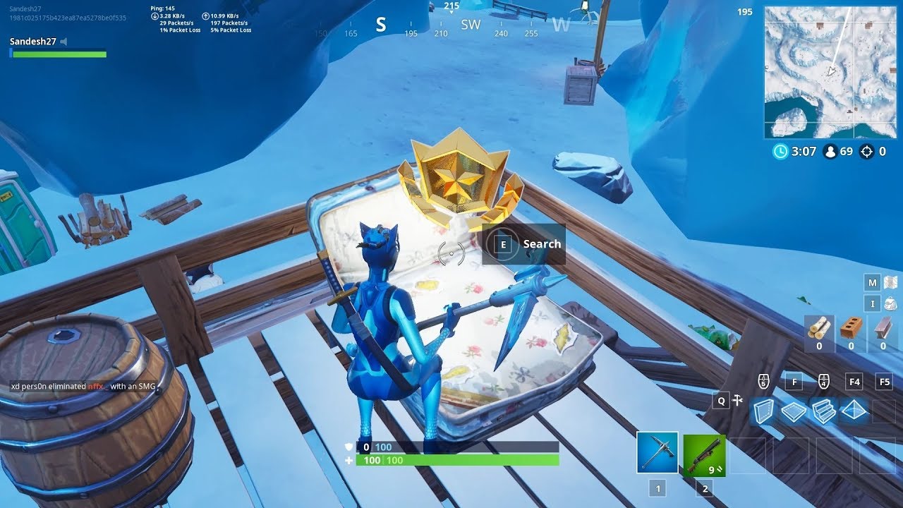 Fortnite Season 7 Week 5 Secret Battlestar Location (Snowfall ...