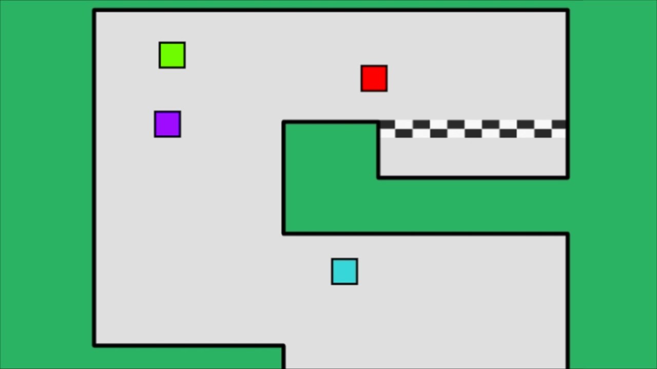 Which Bouncing Square will win the RACE? - YouTube