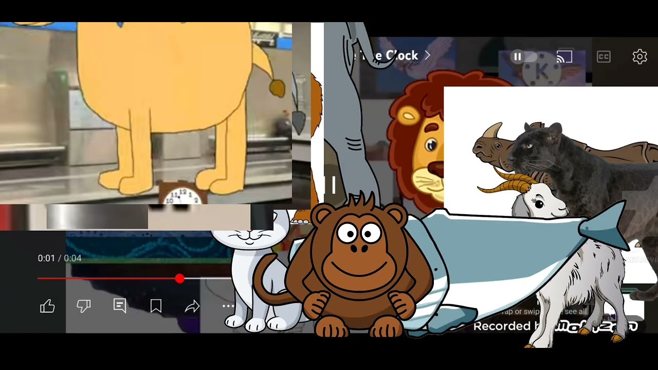 Hickory Dickory Dock The Overtone Kids Animals Broke The Clock - YouTube