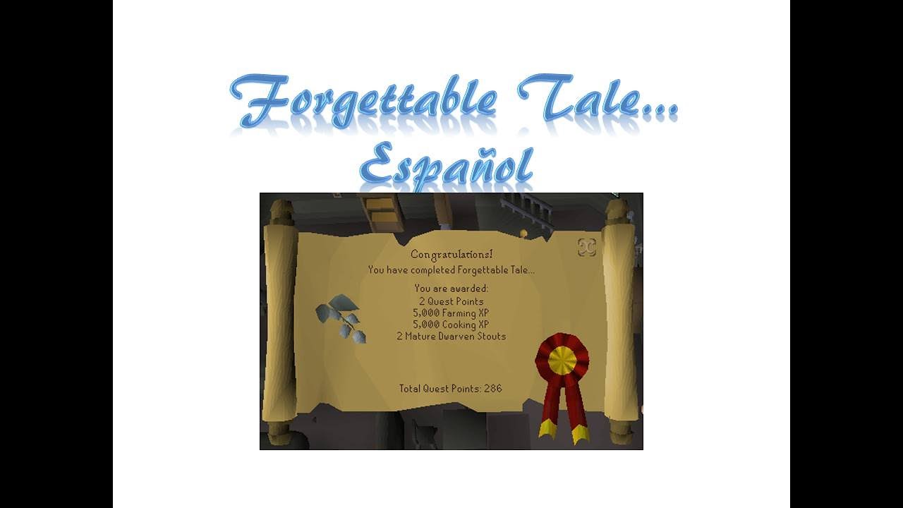 Forgettable Tale OSRS Español - YouTube