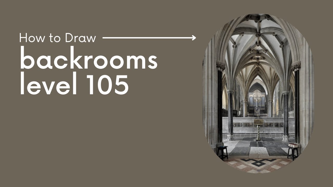 How to Draw Backrooms Level 105 - YouTube