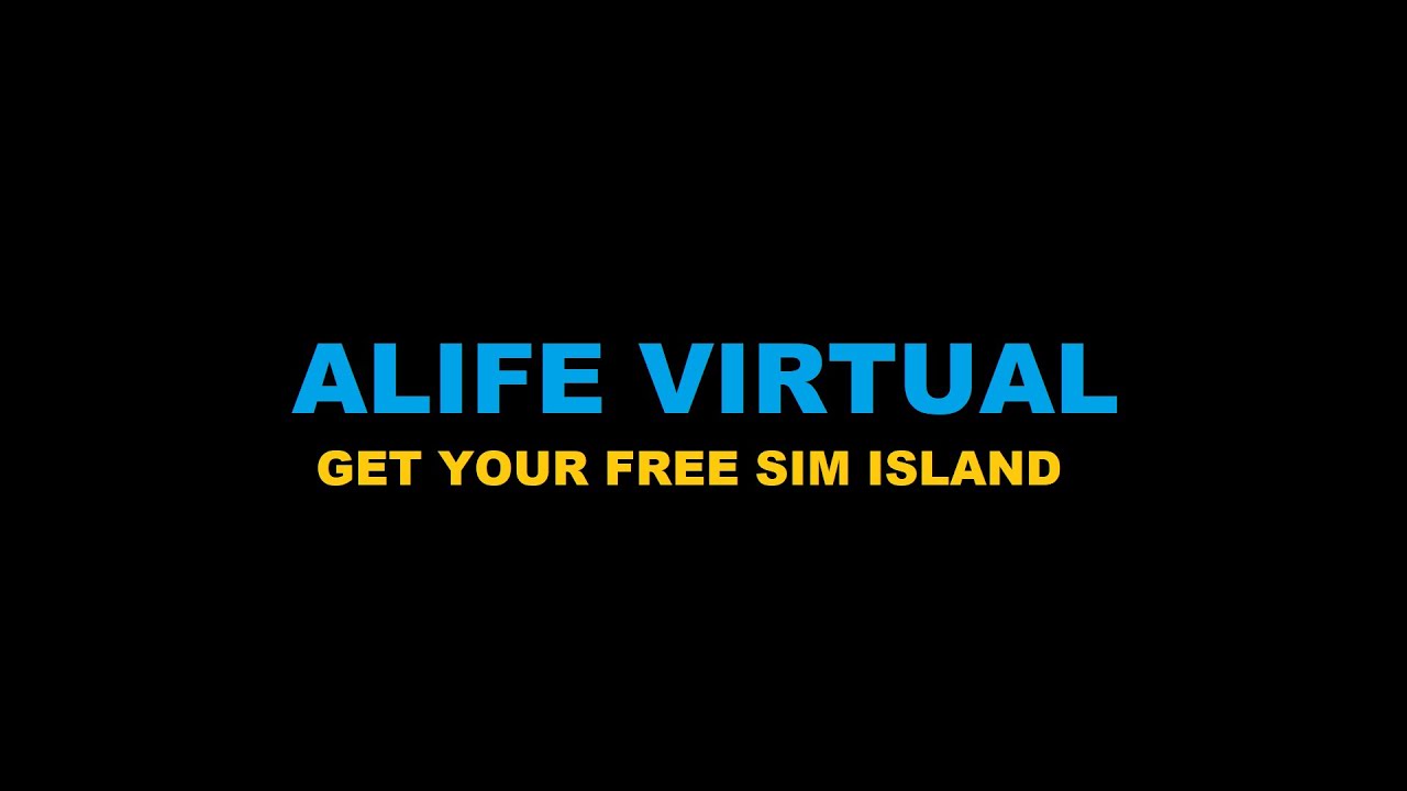Alife Virtual Get Your Free Sim Island And Create Your Club! - YouTube