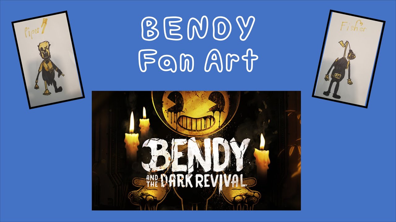 Bendy Fan Art (BATDR) - Watch us draw the Butcher Gang! - YouTube