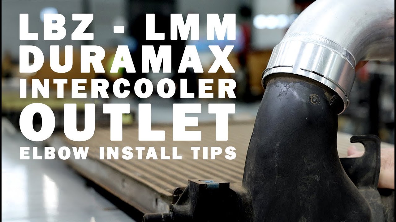WCFAB LBZ LMM Passenger Side Intercooler Outlet Elbow Kit - YouTube