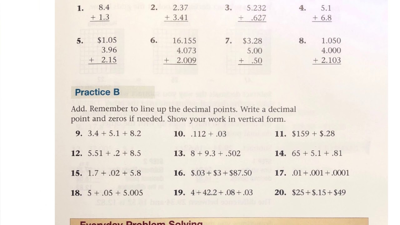 Basic Math 10.5 - YouTube