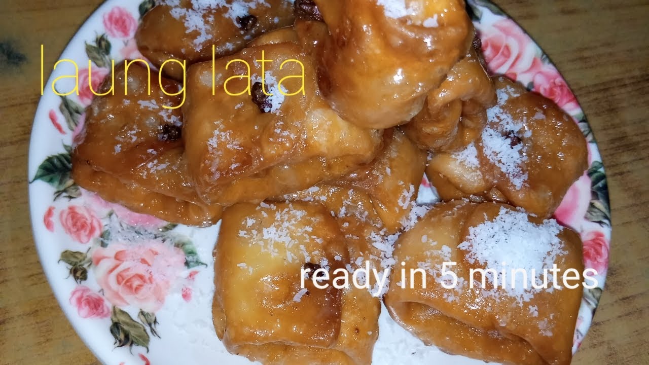 Easy and tasty laung lata ready in 5 minutes - YouTube