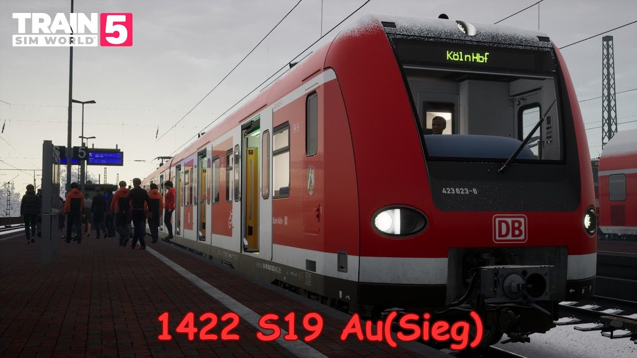 1422 S19 Au(Sieg) - Schnellfahrstrecke Köln-Aachen - BR 423 - Train Sim ...