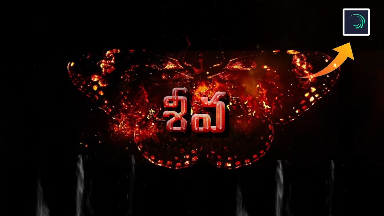 Cinematic Title Card Editing in Alight Motion Name art video editing ...