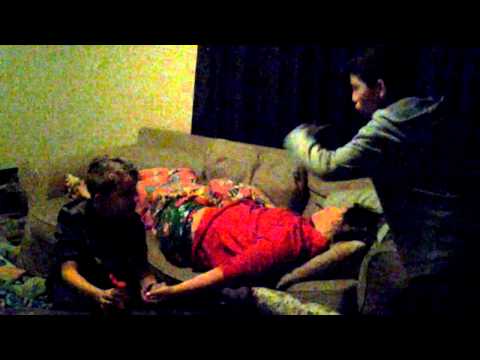 The ole honey tickle the face trick