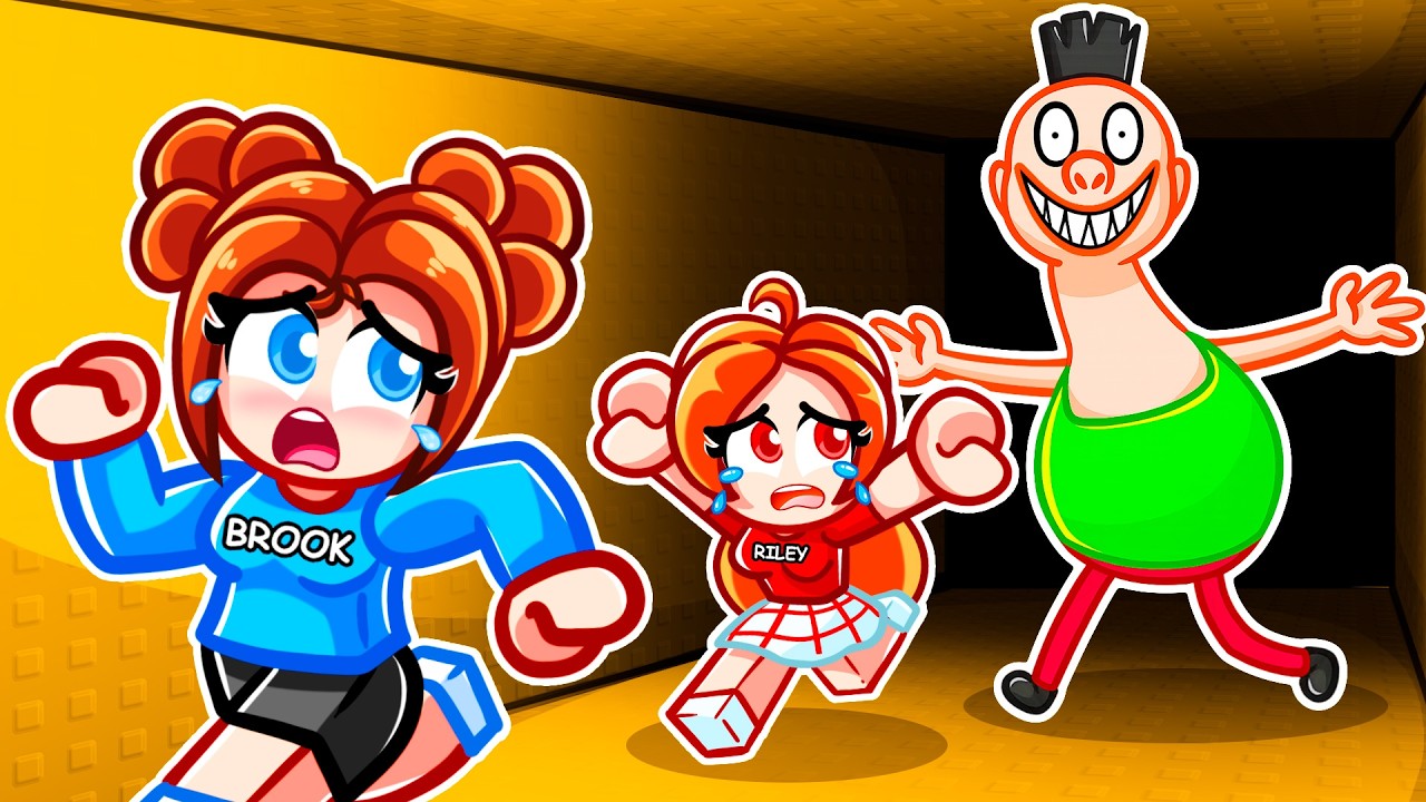 Brook and Riley ESCAPE HAMOOD HABIBI in Roblox! - YouTube