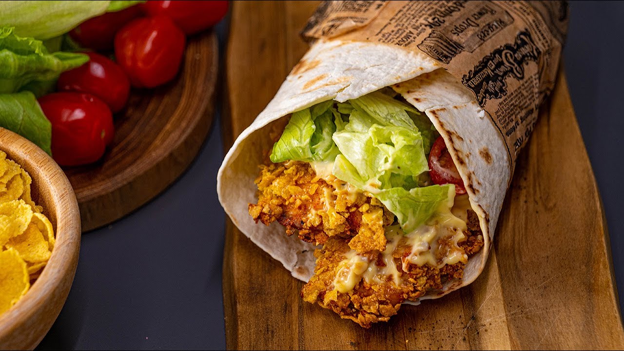 Homemade KFC Twister - YouTube