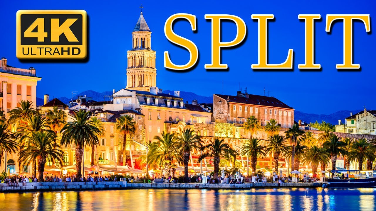 Split Croatia - Walking Tour 4K Chorwacja 🌊☀️🇭🇷 - YouTube