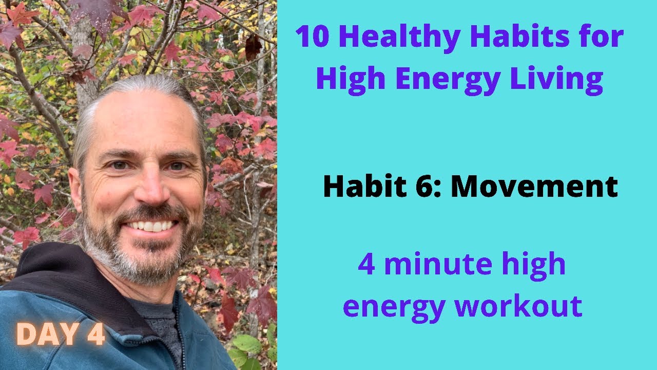 4 minute high energy workout - YouTube