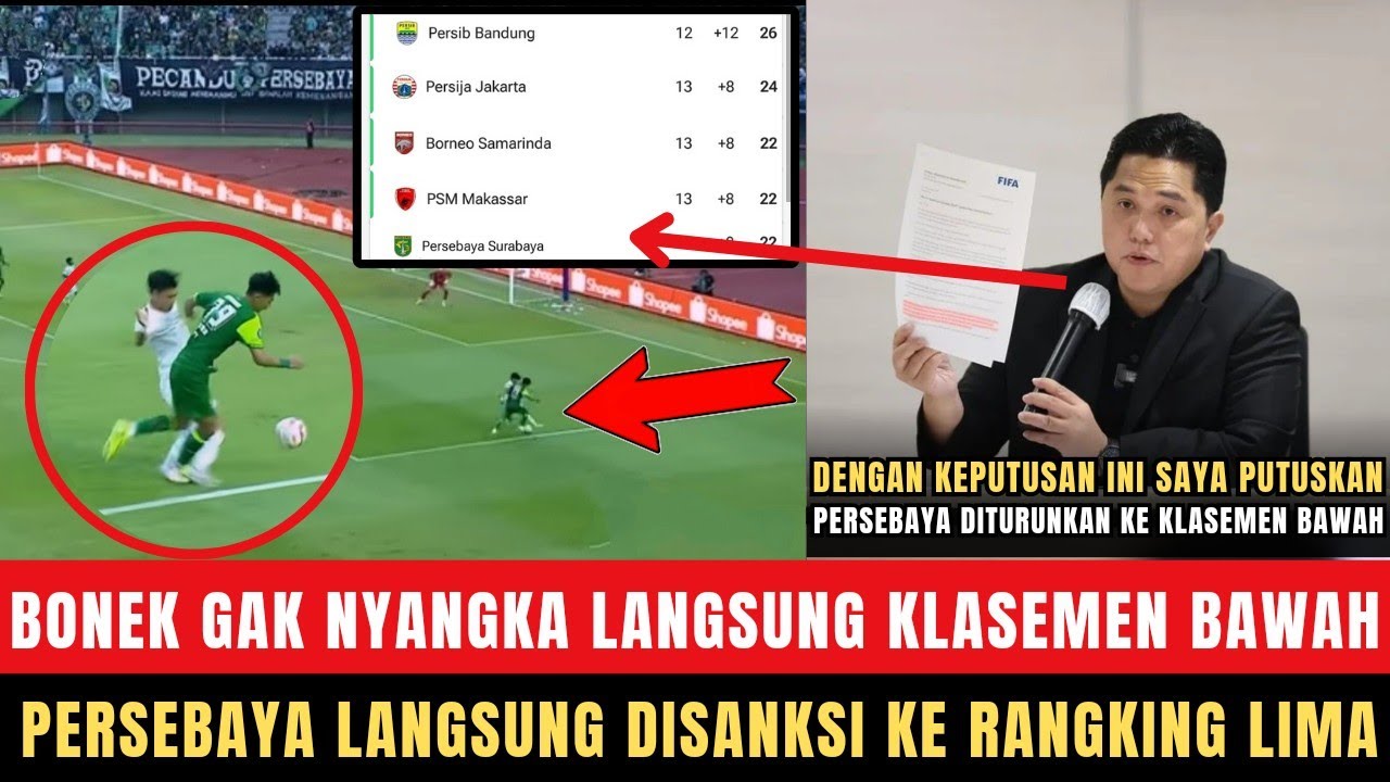 🔴 MENGEJUTKAN!! Persebaya Bayar Wasit vs Arema, Bonek Ngamuk Poin ...