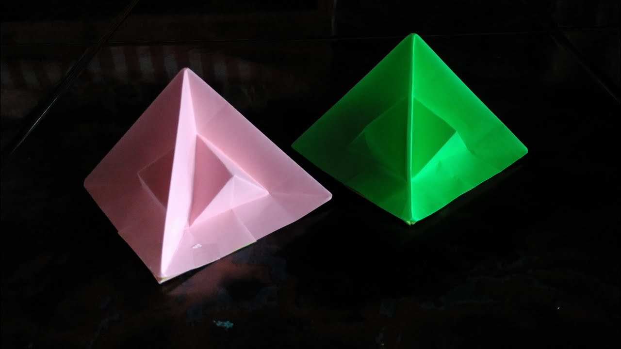 Origami Pyramid - Tutorial - YouTube