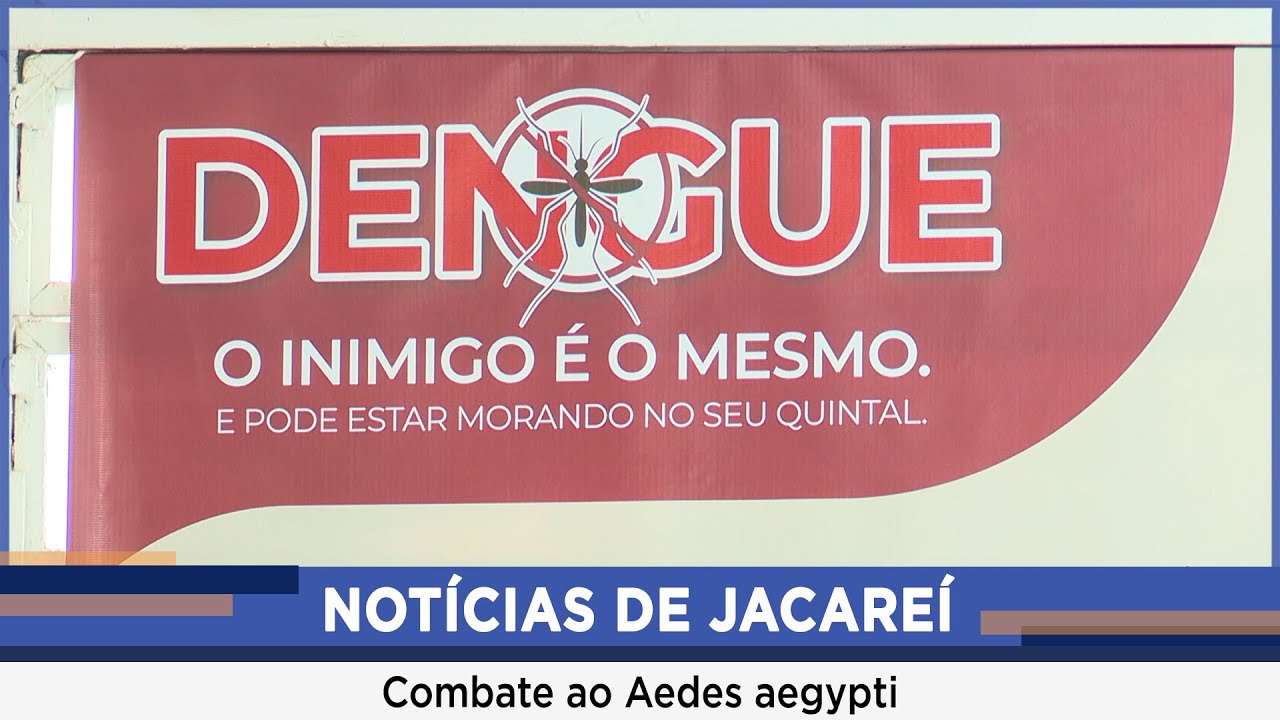 NJ | Jacareí reforça a luta contra a dengue - YouTube