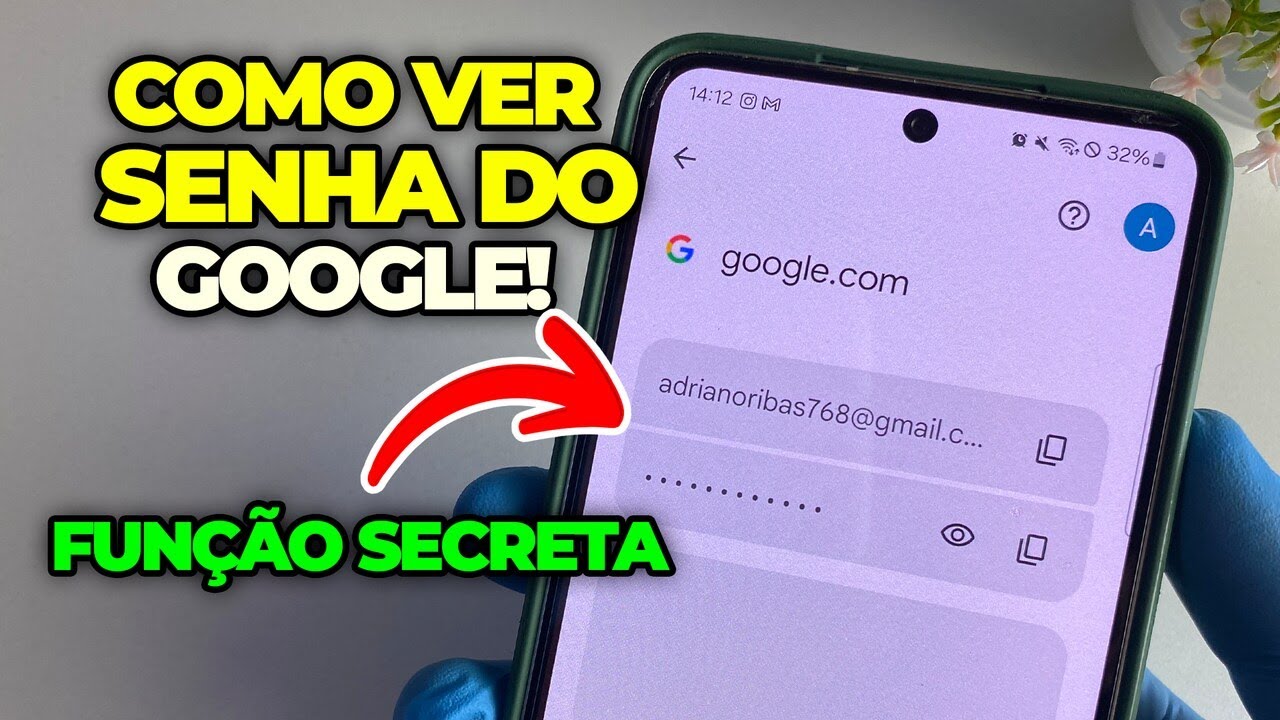 Como encontrar a minha senha do Gmail 2024 ️ Como descobrir a senha do EMAIL no meu celular ...